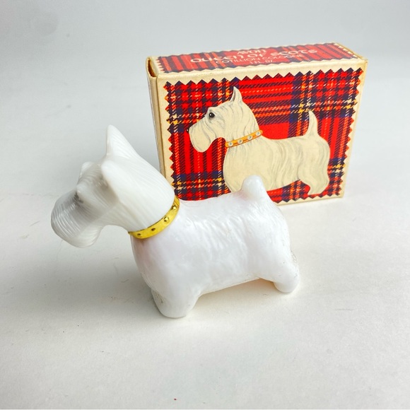 Avon | Makeup | Avon Queen Of Scots White Scottie Dog | Poshmark